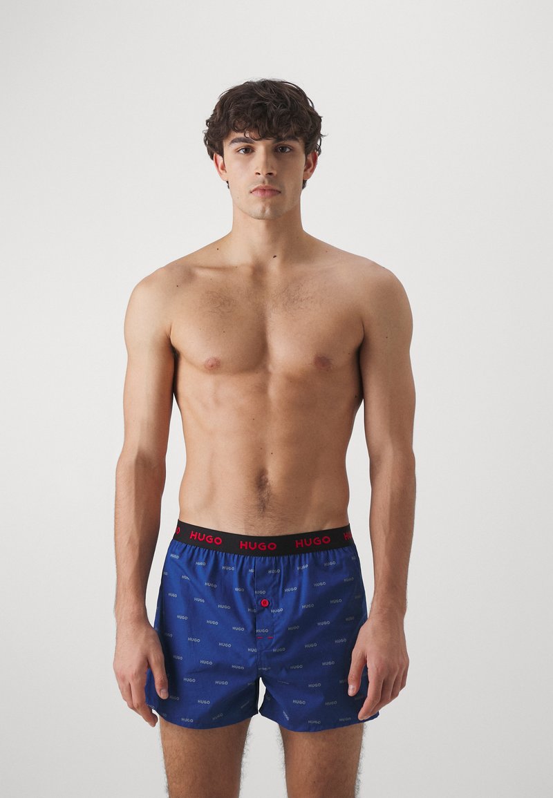HUGO 3 PACK - Boxer shorts - medium blue/blue - Zalando.co.uk