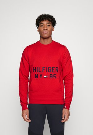 Tommy Hilfiger GRAPHIC TRAINING TEE - T-Shirt print - weathered white ...