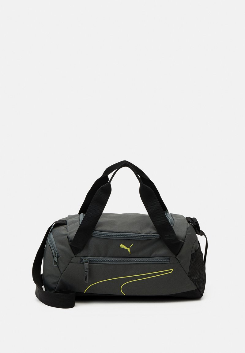Puma FUNDAMENTALS BAG XS UNISEX - Genți sport - mineral gray/lime sheen ...