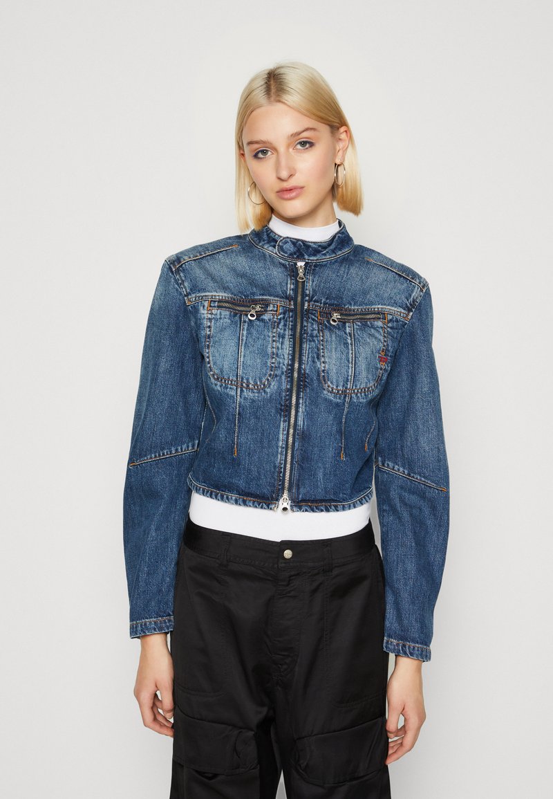 Diesel DE-SLIMMY-BK-S - Jeansjacke - medium blue/blue denim - Zalando.at