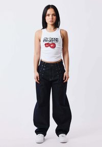 Project X Paris TOP IMPRIMÉ CERISES - Top - blanc/white - Zalando