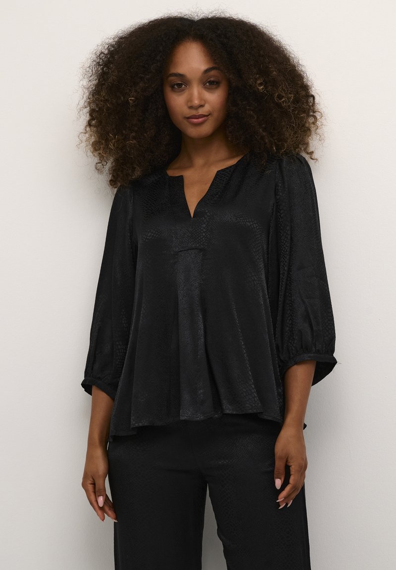 Karen by Simonsen DARLING - Bluse - meteorite/sort - Zalando.dk
