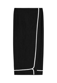 Massimo Dutti Wrap skirt - black - Zalando