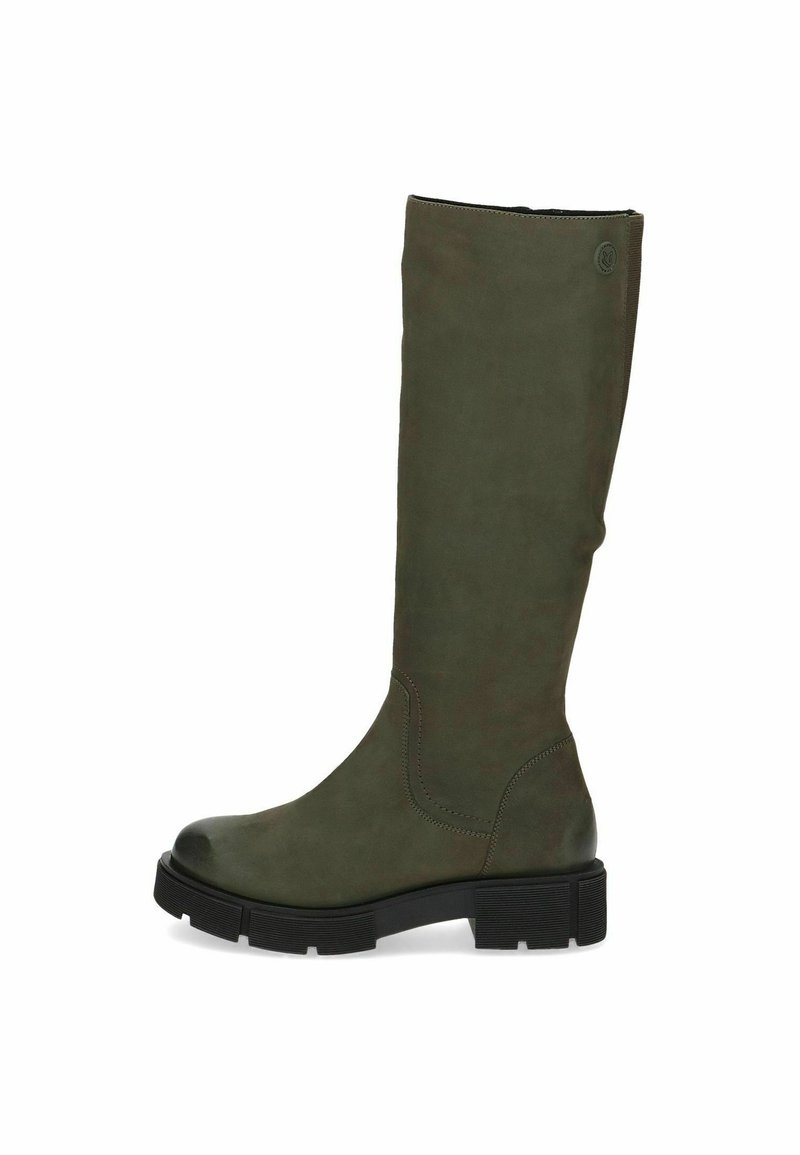 Caprice Stivali con plateau - cactus nubuc/verde - Zalando.it