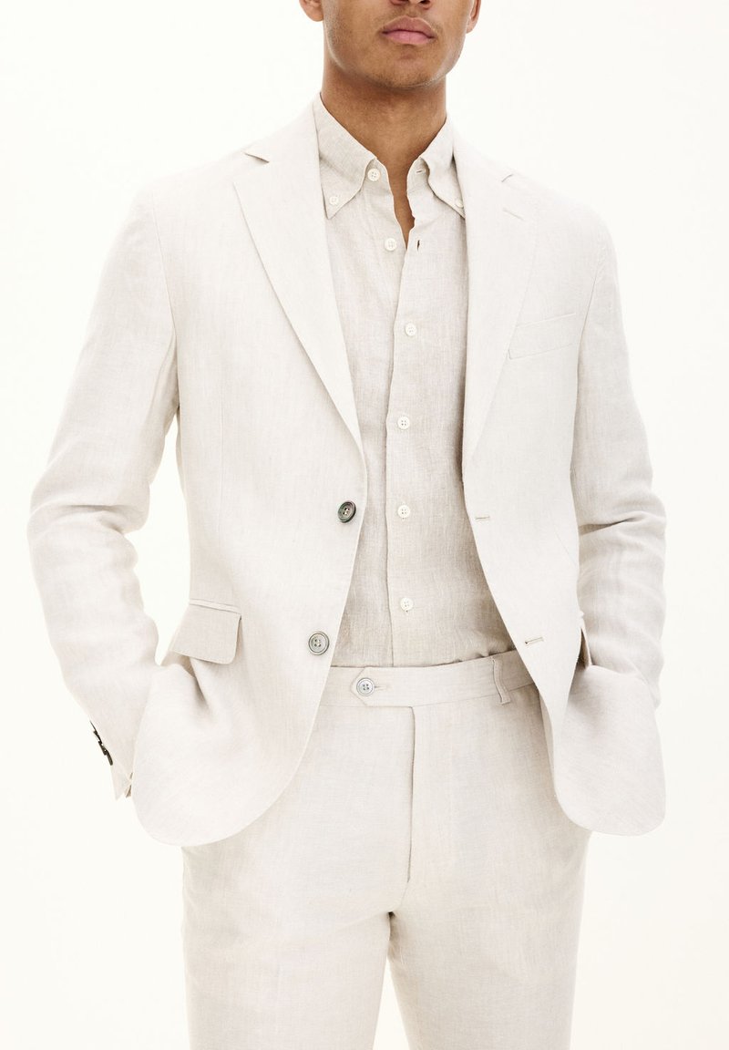 Oscar Jacobson FERRY SOFT - Sakko - white grass/weiß - Zalando