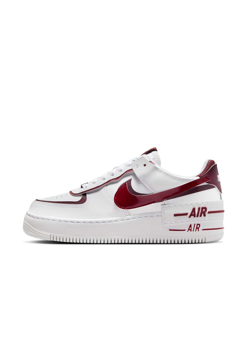Nike Sportswear AF1 SHADOW - Sneaker low - white night maroon team red ...