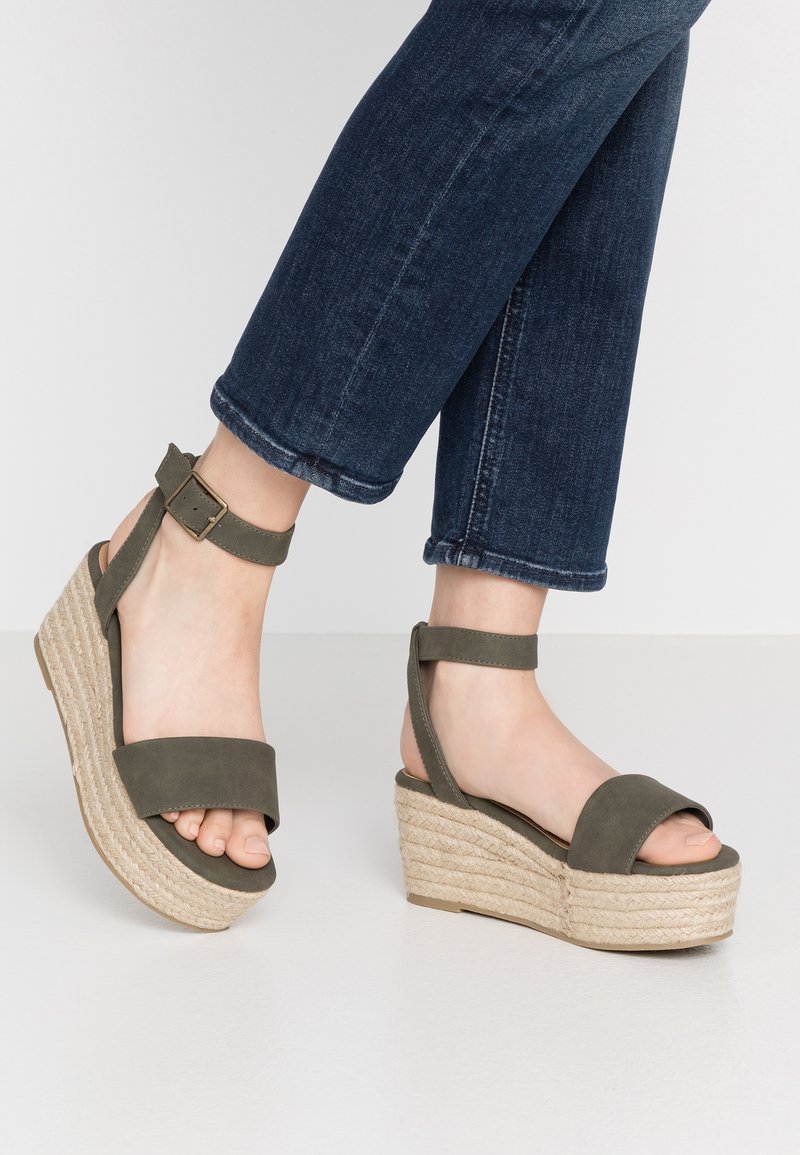 Rubi Shoes by Cotton On CRYSTAL WEDGE - Espadrille - khaki - Zalando.de