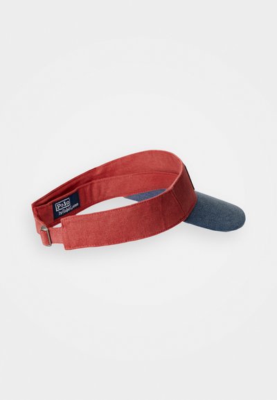 Polo Ralph Lauren VISOR HAT - Cap - chili pepper/old royal multi/blue ...