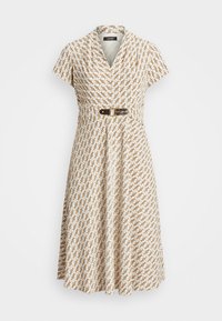 Lauren Ralph Lauren Woman ELMAND SHORT SLEEVE DAY DRESS - Freizeitkleid - cream/mehrfarbig ...