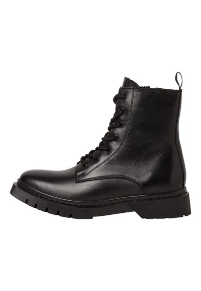 Tamaris Nauhalliset saappaat - black/musta - Zalando.fi