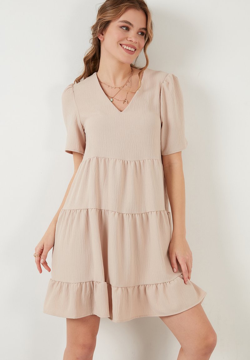 LELA LOOSE FIT - Day dress - stone colored/stone - Zalando.ie