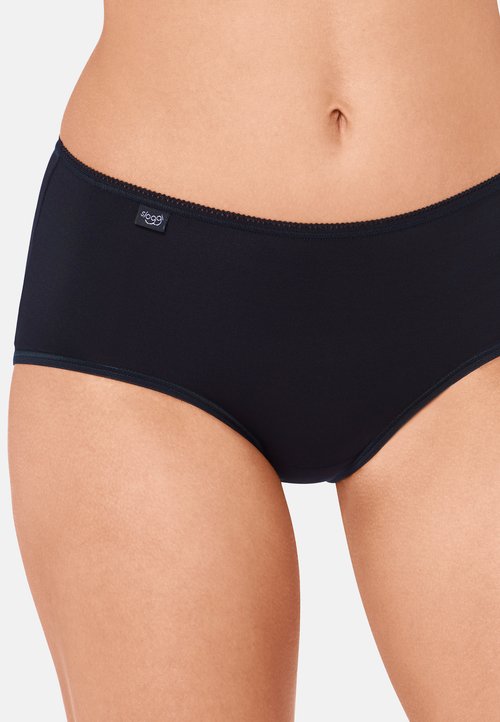 Sloggi SLIP - MIDI, BASIC 4ER PACK, EINFARBIG - Slip - schwarz/noir - ZALANDO.FR