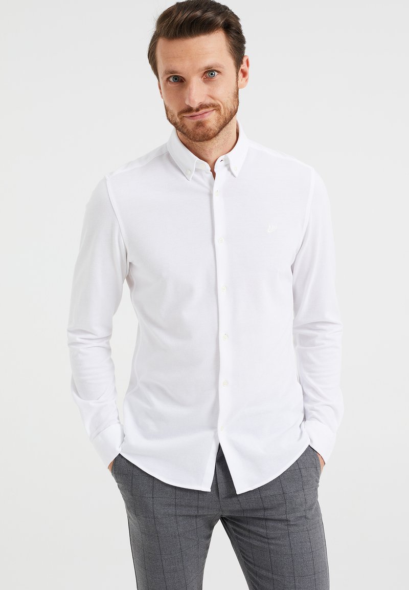 WE Fashion SLIM FIT - Hemd - white/weiß - Zalando.ch