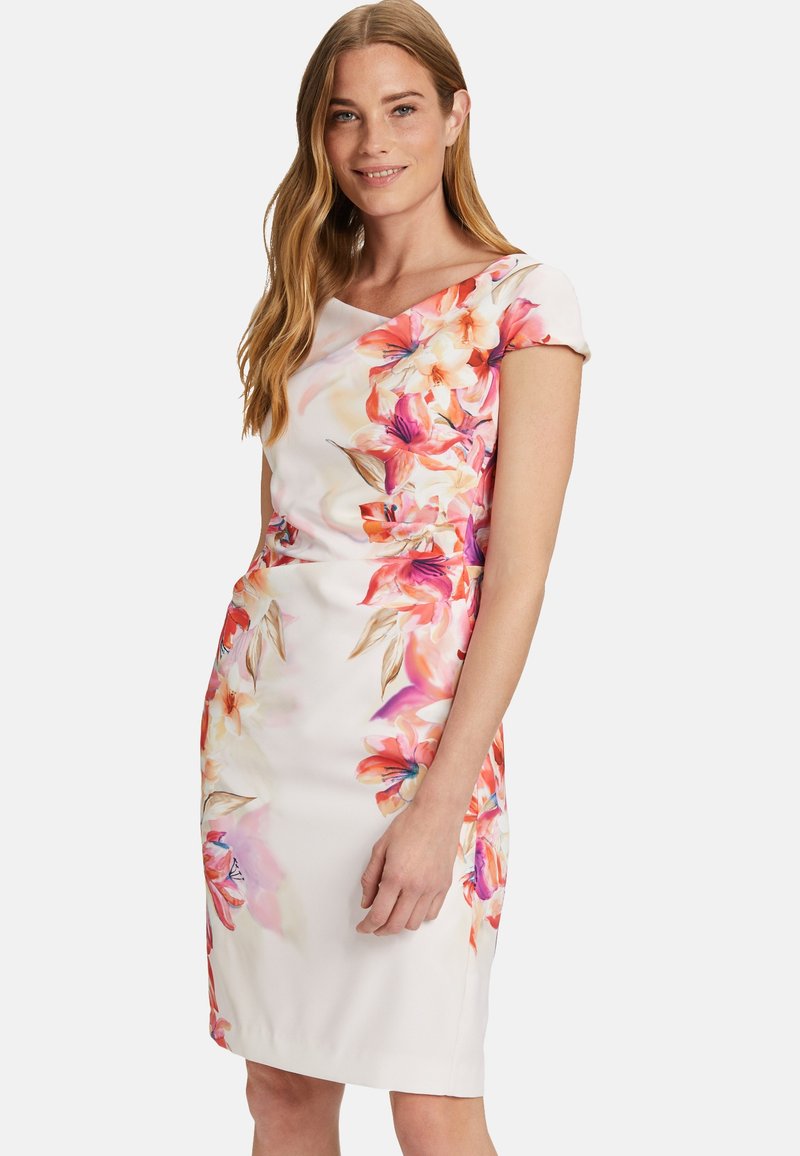 Vera Mont MIT BLUMENPRINT - Shift dress - rosé pink/pink - Zalando
