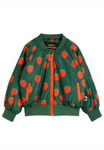Mini Rodini STRAWBERRIES BASEBALL JACKET UNISEX - Bomberjacke - green ...