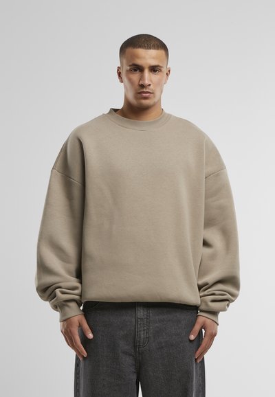 PROHIBITED UNISEX OVERSIZED CREW NECK - Sweatshirt - sand stone washed/sand - Zalando