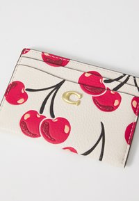 COACH CHERRY ESSENTIAL CARD CASE - Wallet - chalk multi/off-white ...