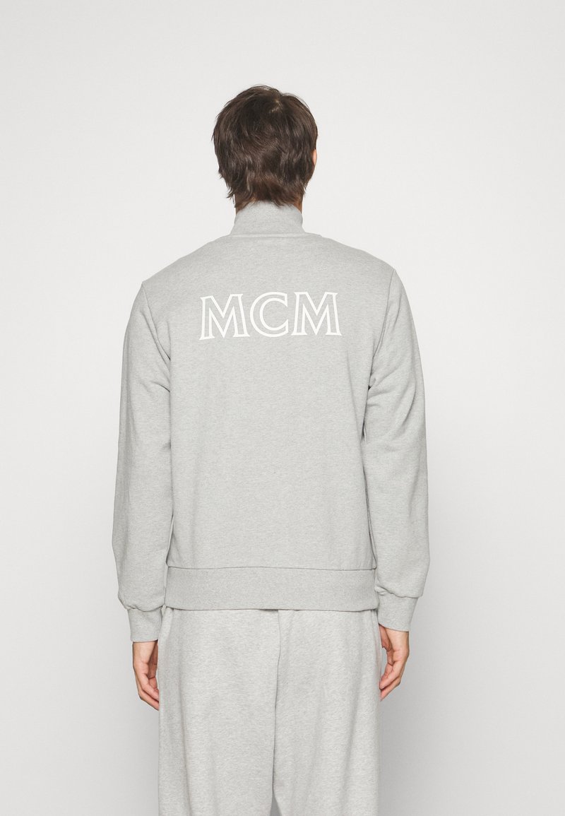 MCM ESSENTIAL - Zip-up sweatshirt - heather grey/light grey - Zalando