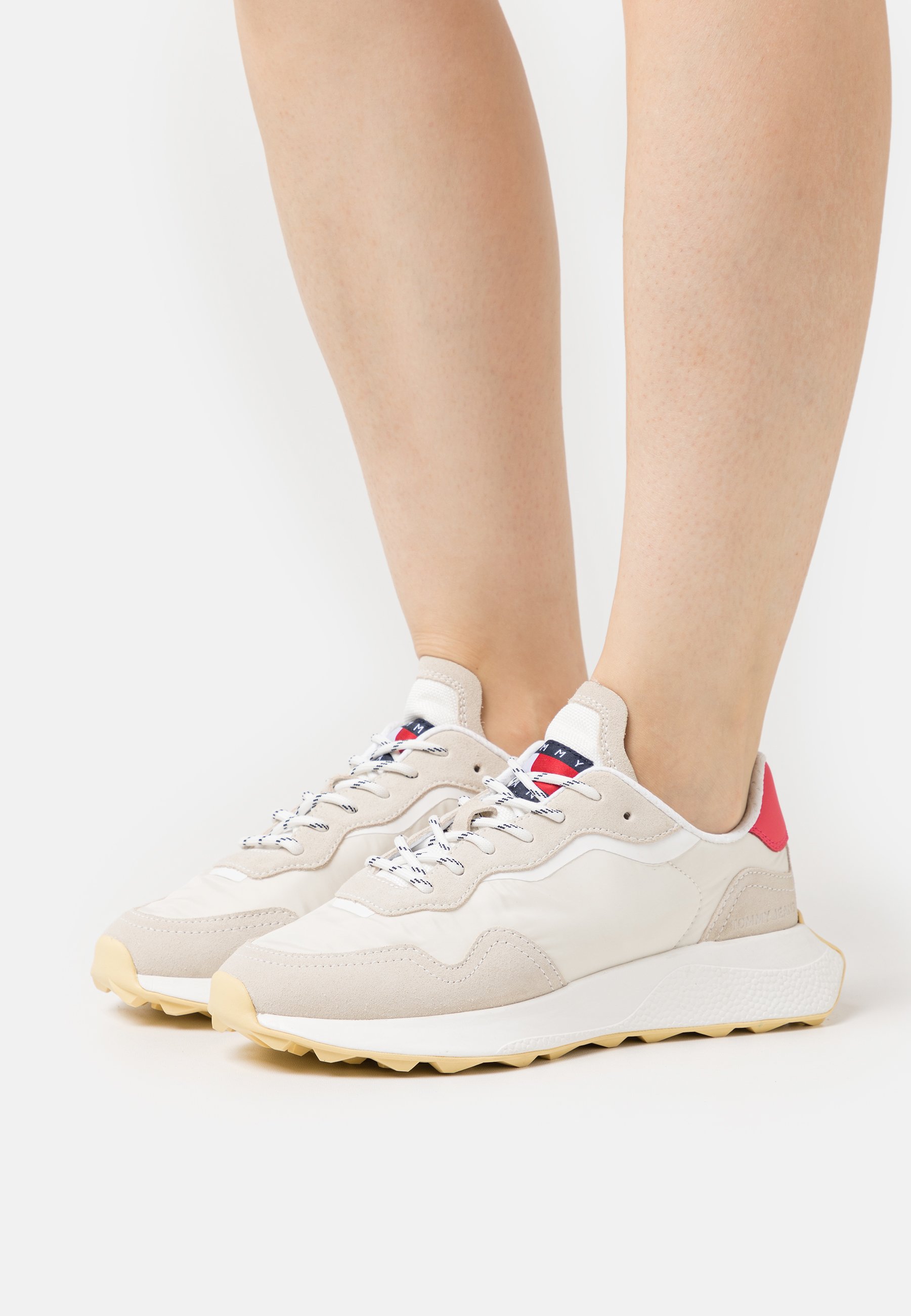 Tommy Jeans NEW RUNNER Sneaker low light silt beige Zalando