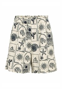 Object PRINT - Shorts - sandshell/offwhite - Zalando