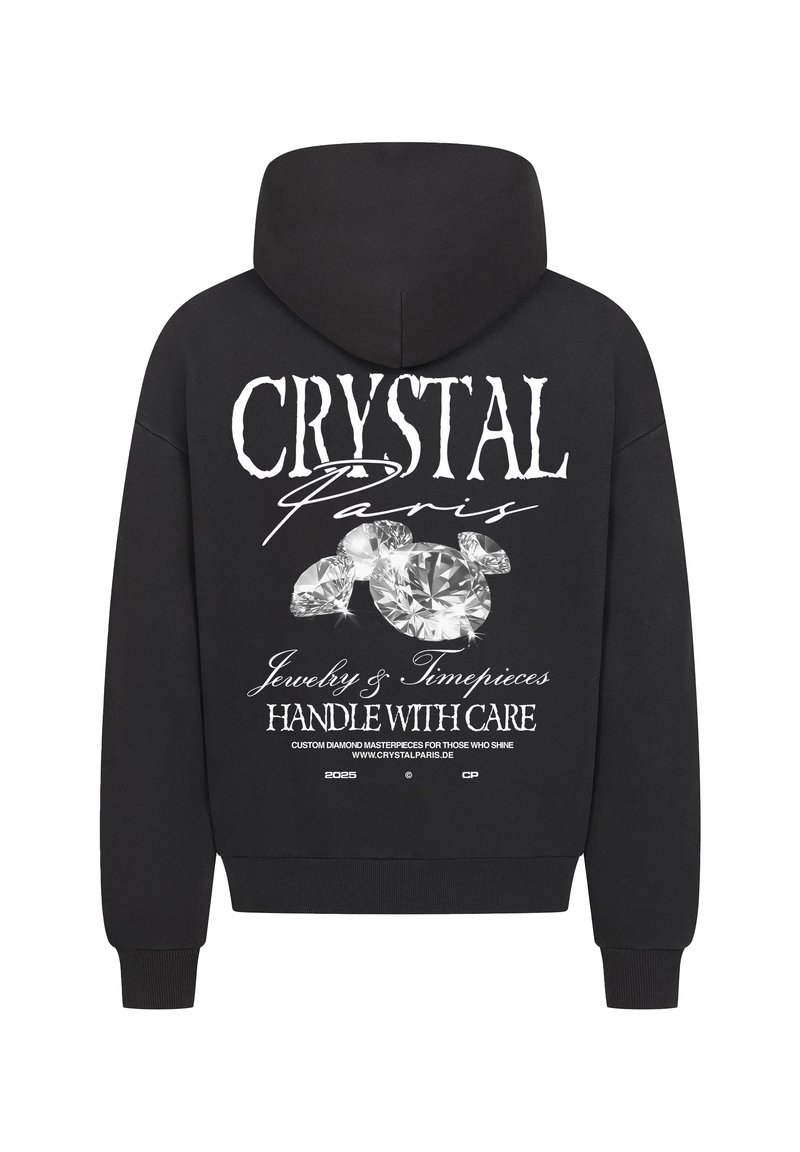 CRYSTAL PARIS DIAS - Hoodie - black/zwart denim/blackdenim - Zalando.nl