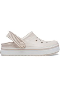 Crocs OFF COURT CLOG - Chanclas de baño - quartz/crema - Zalando.es