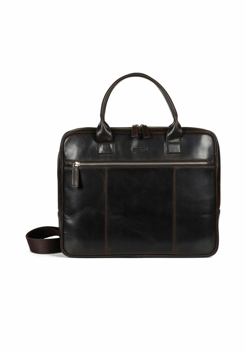 Howard London CONRAD - Dataveske - dark brown/mørkebrun - Zalando.no