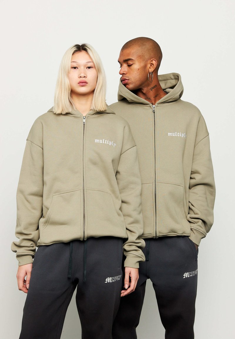 Multiply Apparel OVERSIZE UNISEX - Bluza rozpinana/oliwkowy - Zalando.pl