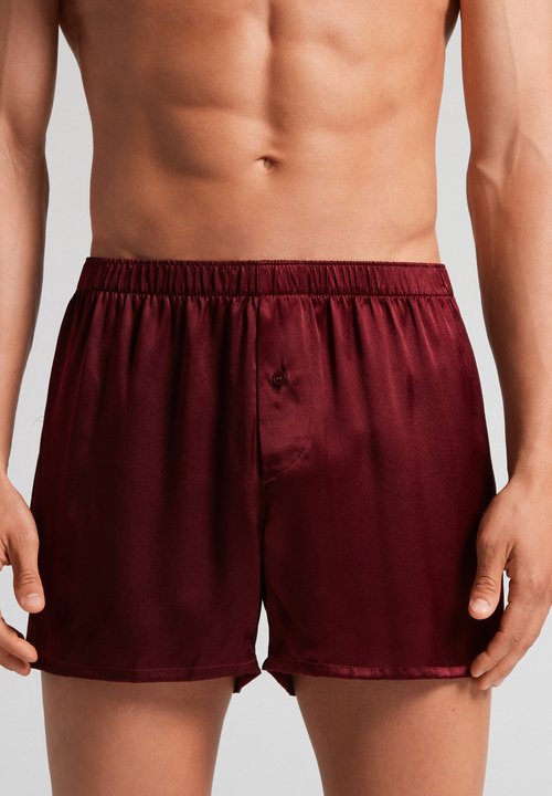 Intimissimi PIPING - Pyjama - rot i dark cherry red/rood - Zalando.be