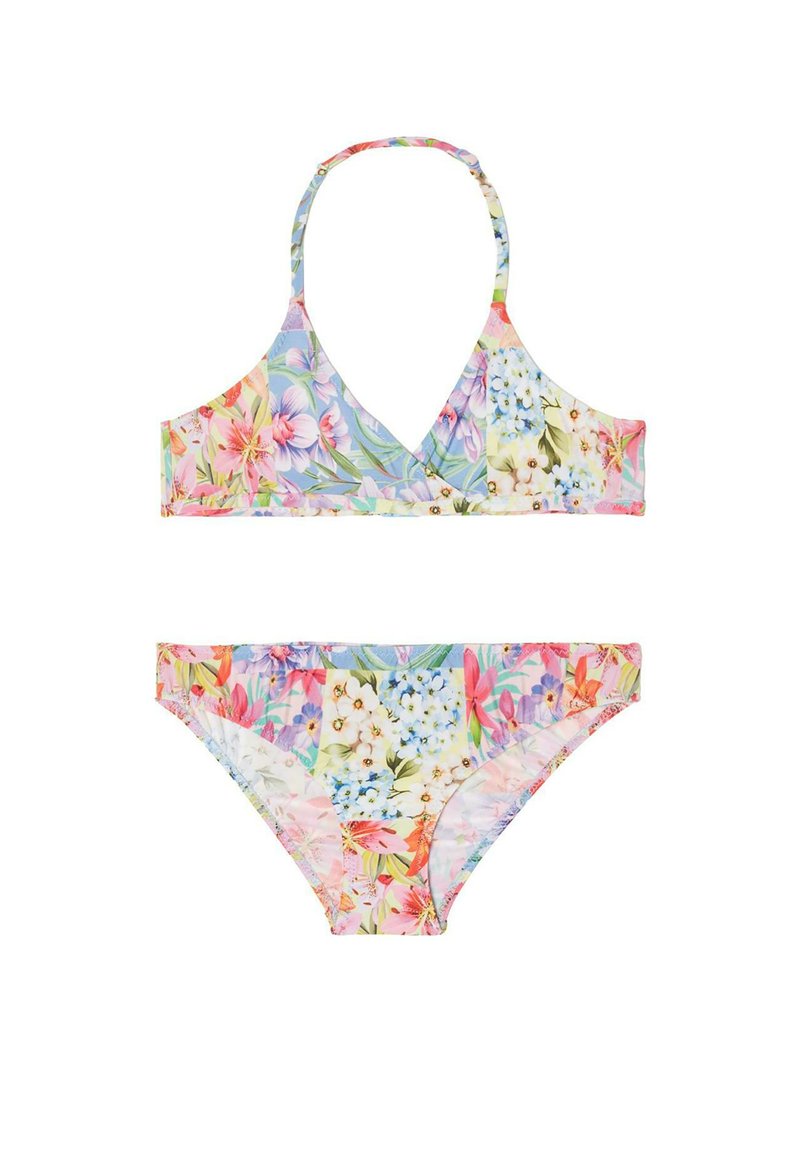 Calzedonia Bikini Mehrfarbig Blumen Patchwork Mehrfarbig Zalando De