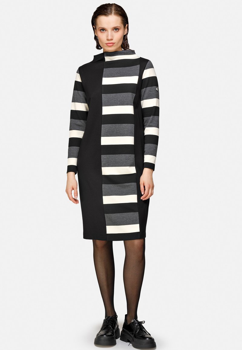 HELMIDGE Freizeitkleid - schwarz, grau/schwarz - Zalando.de