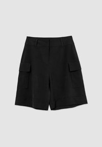 Calliope BERMUDA CON TASCONI - Short - nero/noir - ZALANDO.FR