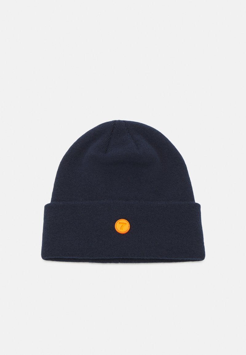 7 DAYS Active LOGO BEANIE UNISEX - Lue - evening blue/mørkeblå - Zalando.no