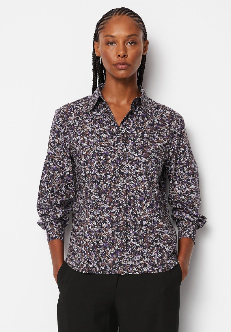 Marc O'Polo SHARP SLEEVE BUTTON PLACKET PRINTED - Hemdbluse - multi ...