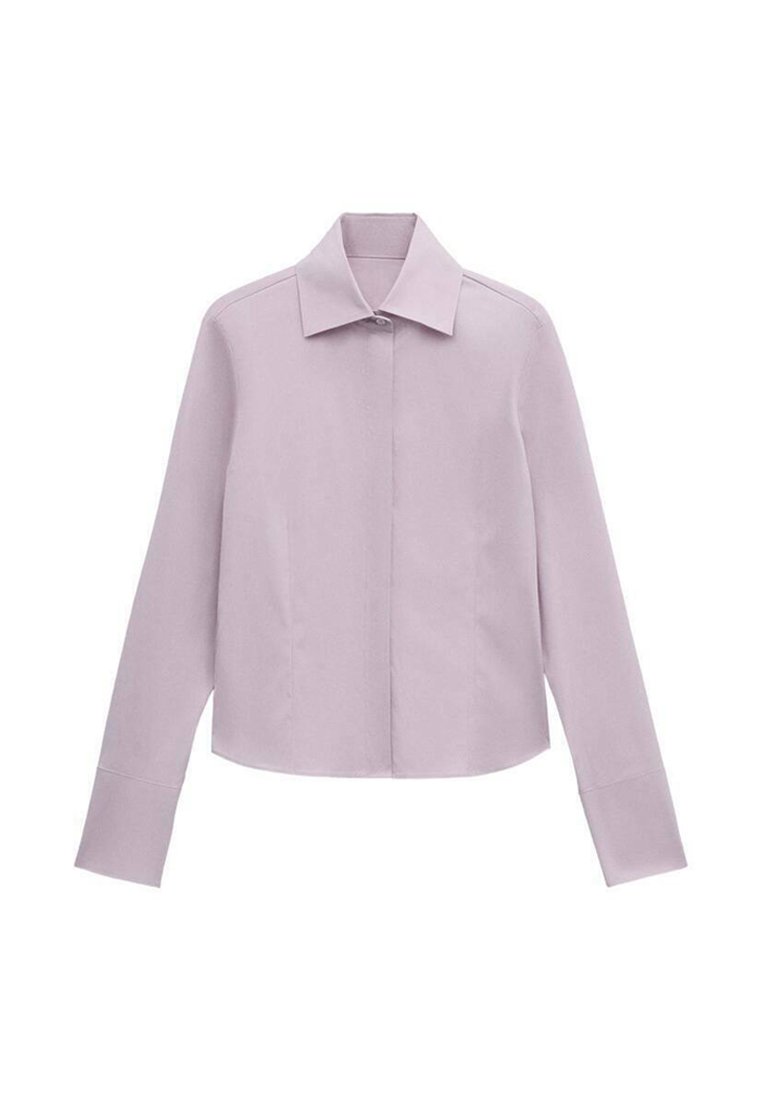 Mango Button-down blouse - purple - Zalando