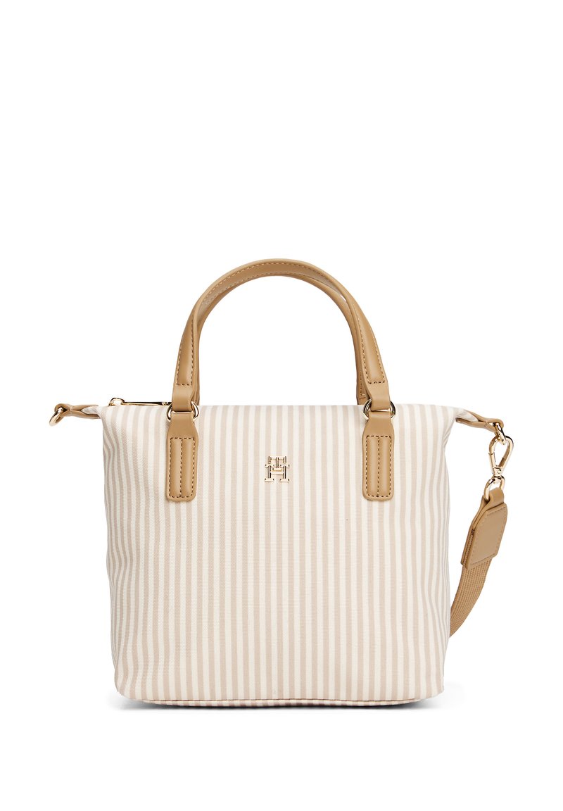 Tommy Hilfiger POPPY SUMMER SMALL TOTE - Handtasche - khaki/beige - Zalando