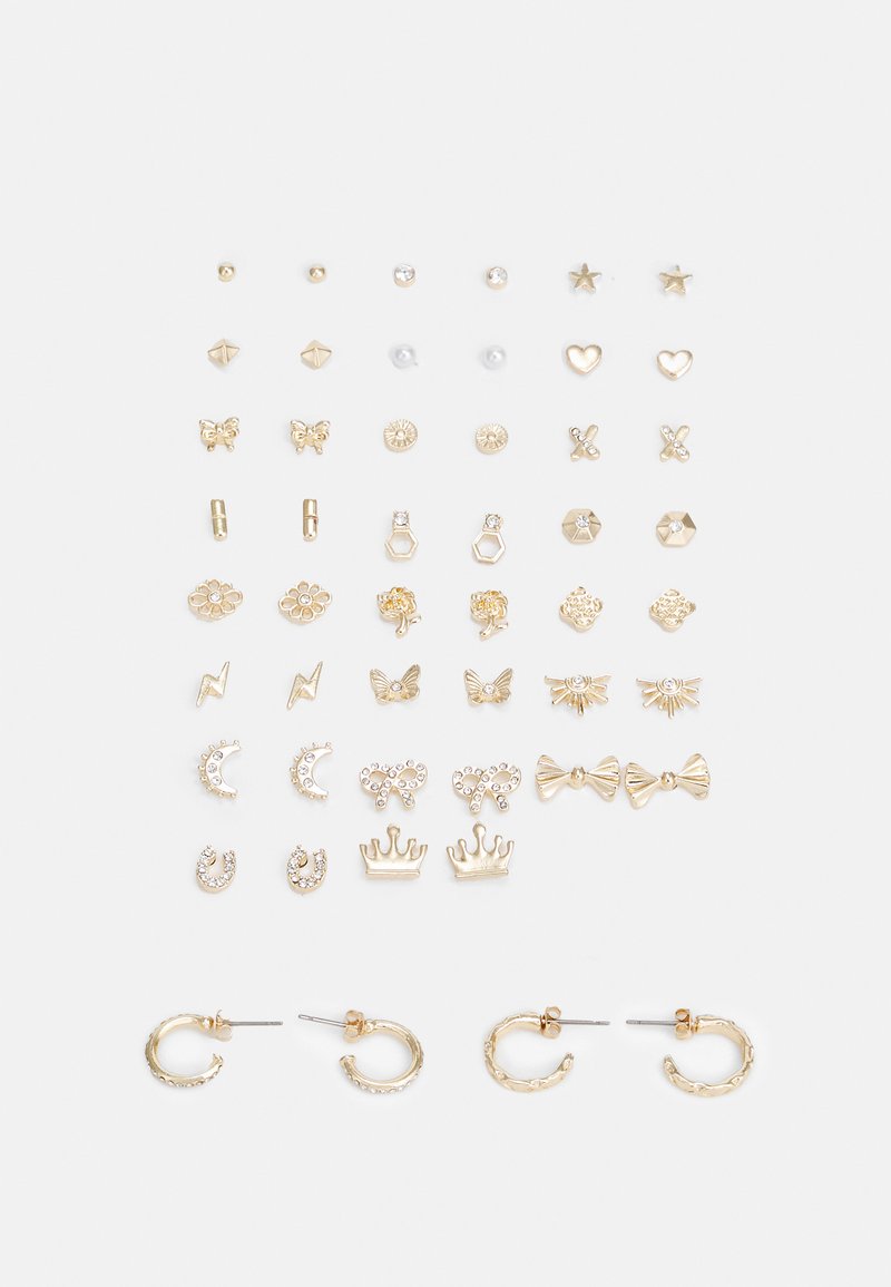 Even&Odd 25 PACK - Øredobber - gold-coloured/gullfarget - Zalando.no