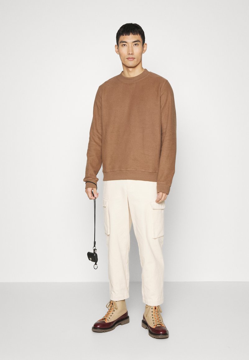 Rotholz BIG COLLAR UNISEX - Sweatshirt - chestnut/tan - Zalando.co.uk