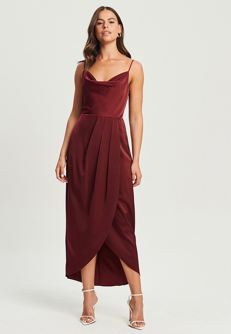 CHANCERY DARMA - Cocktailkleid/festliches Kleid - burgundy/dunkelrot - Zalando.at