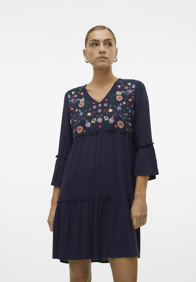 Vero Moda Robe de jour - navy blazer/bleu marine - ZALANDO.BE