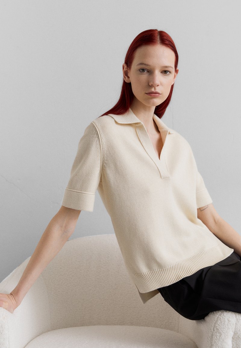 Theory EASY - Polo - cream/beige - Zalando.es