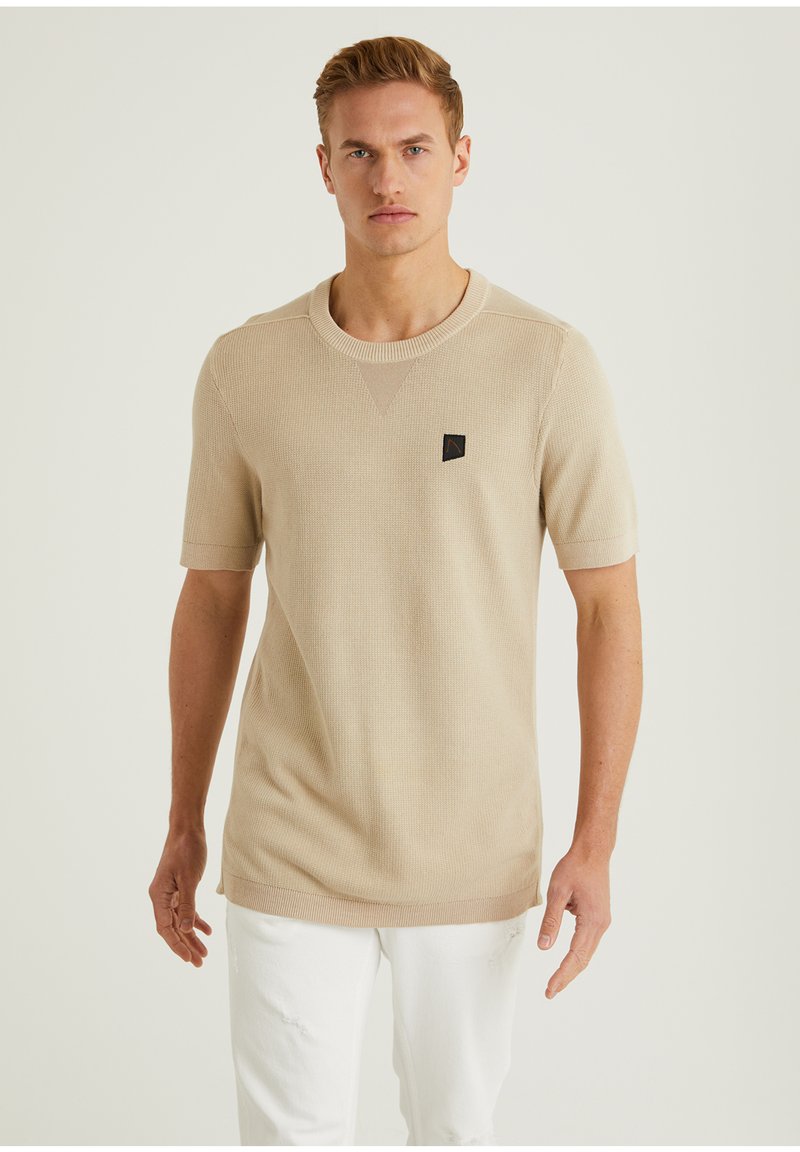 CHASIN' BASAL TEE - T-Shirt basic - beige - Zalando.de