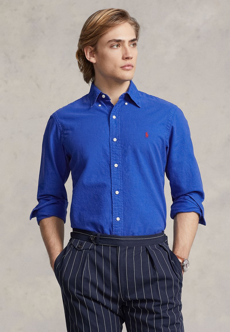 Polo Ralph Lauren Long Sleeve Sport Shirt Hemd New Sapphire Blau