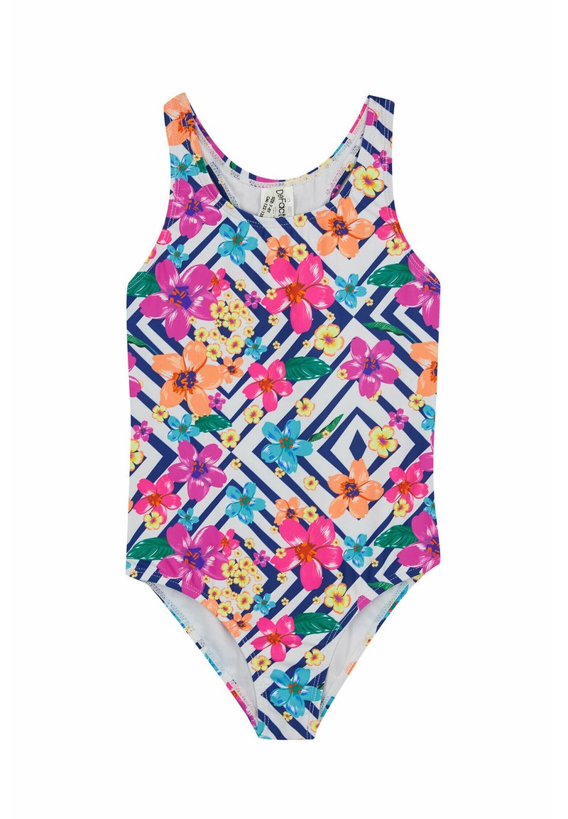 Defacto Regular Fit Badeanzug Pink Neonpink Zalando De