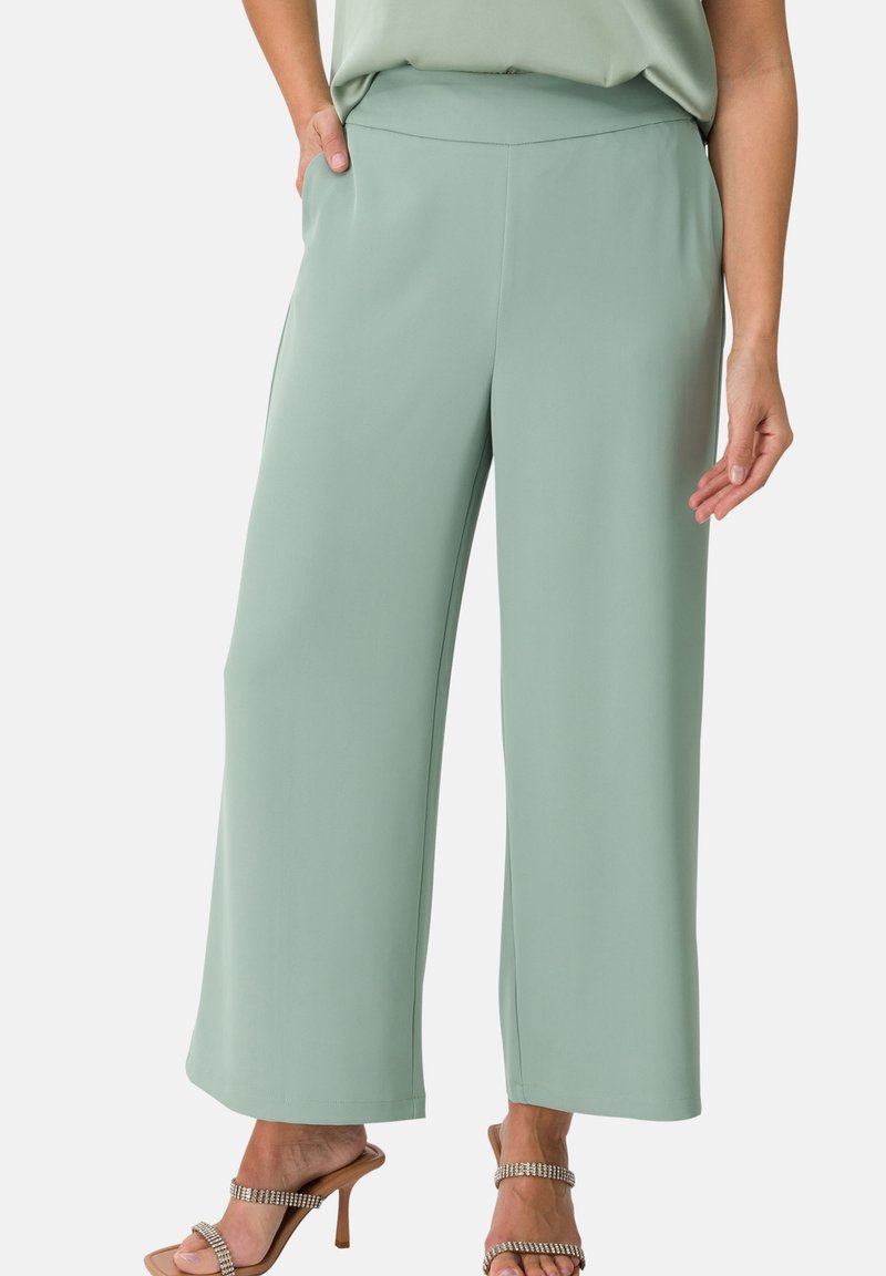 zero CULOTTE MIT ELASTISCHEM BUND - Stoffhose - iceberg green/grün - Zalando.ch