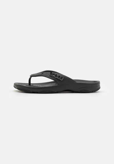 Crocs SPLASH STRAPPY SANDAL - Badslippers - black/zwart-metallic ...