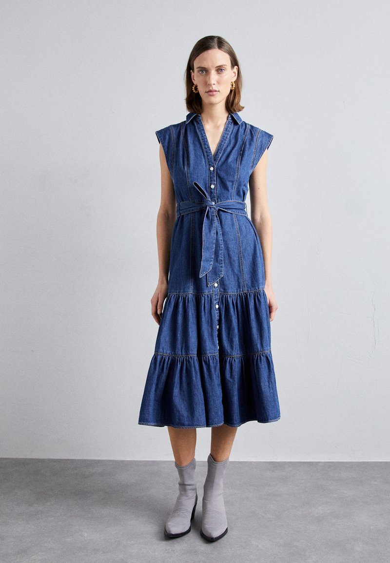 Veronica Beard ARNETTA DRESS - Denim dress - cornflower/blue denim ...