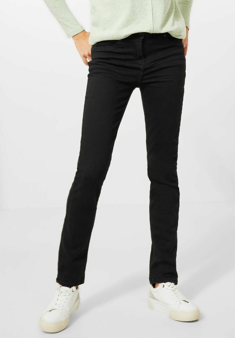 Cecil Jeans Slim Fit - schwarz/black denim - Zalando.ch