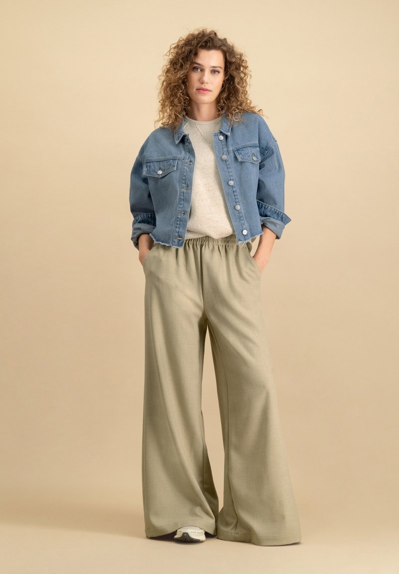 Circle of Trust BOBBI - Denim jacket - poppy blue/light blue - Zalando