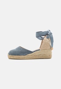 Castañer CARINA - Platform sandals - citadel/light-blue denim - Zalando.ie